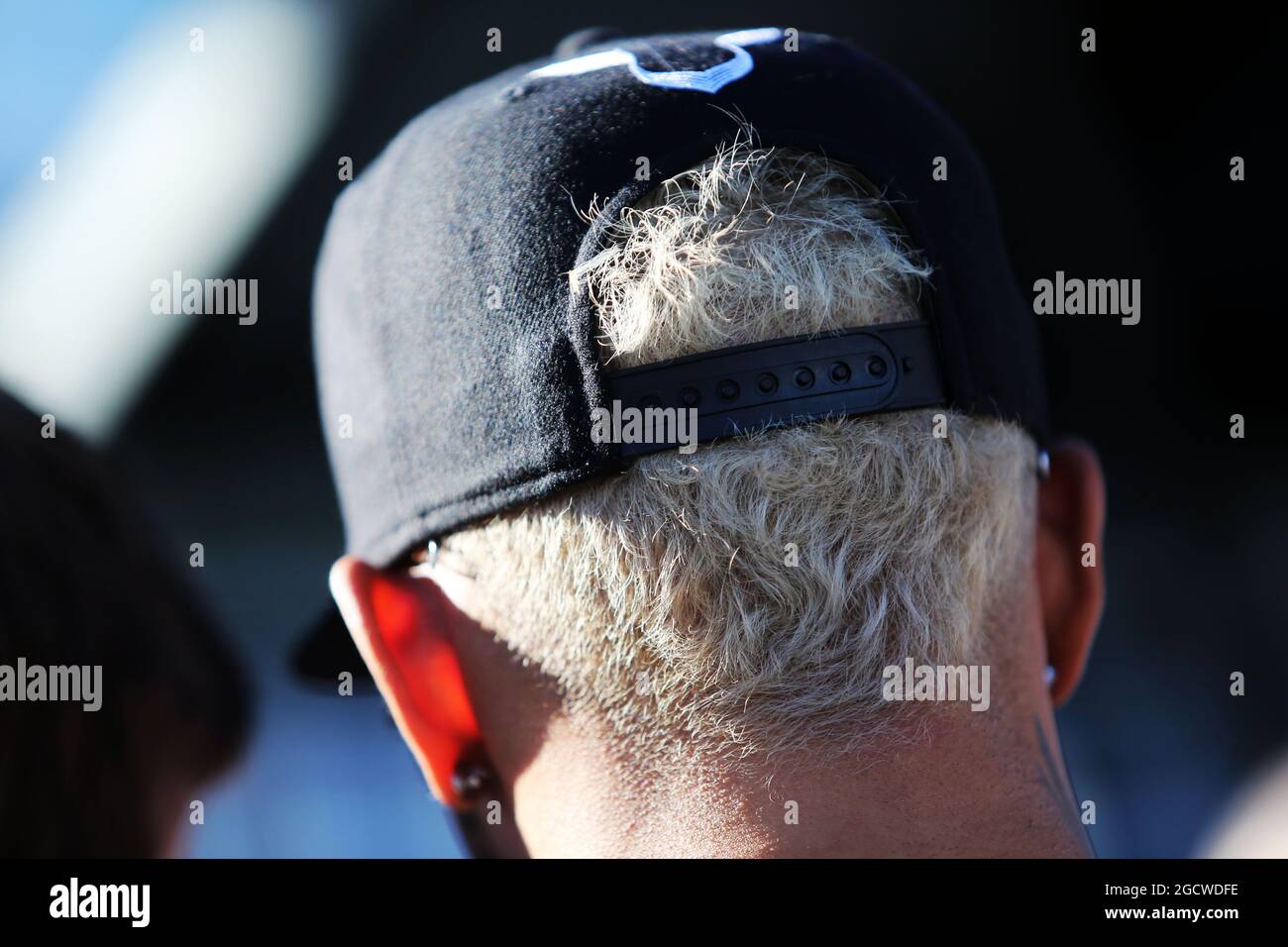 Mercedes amg f1 his new blonde hair colour hi-res stock photography and ...