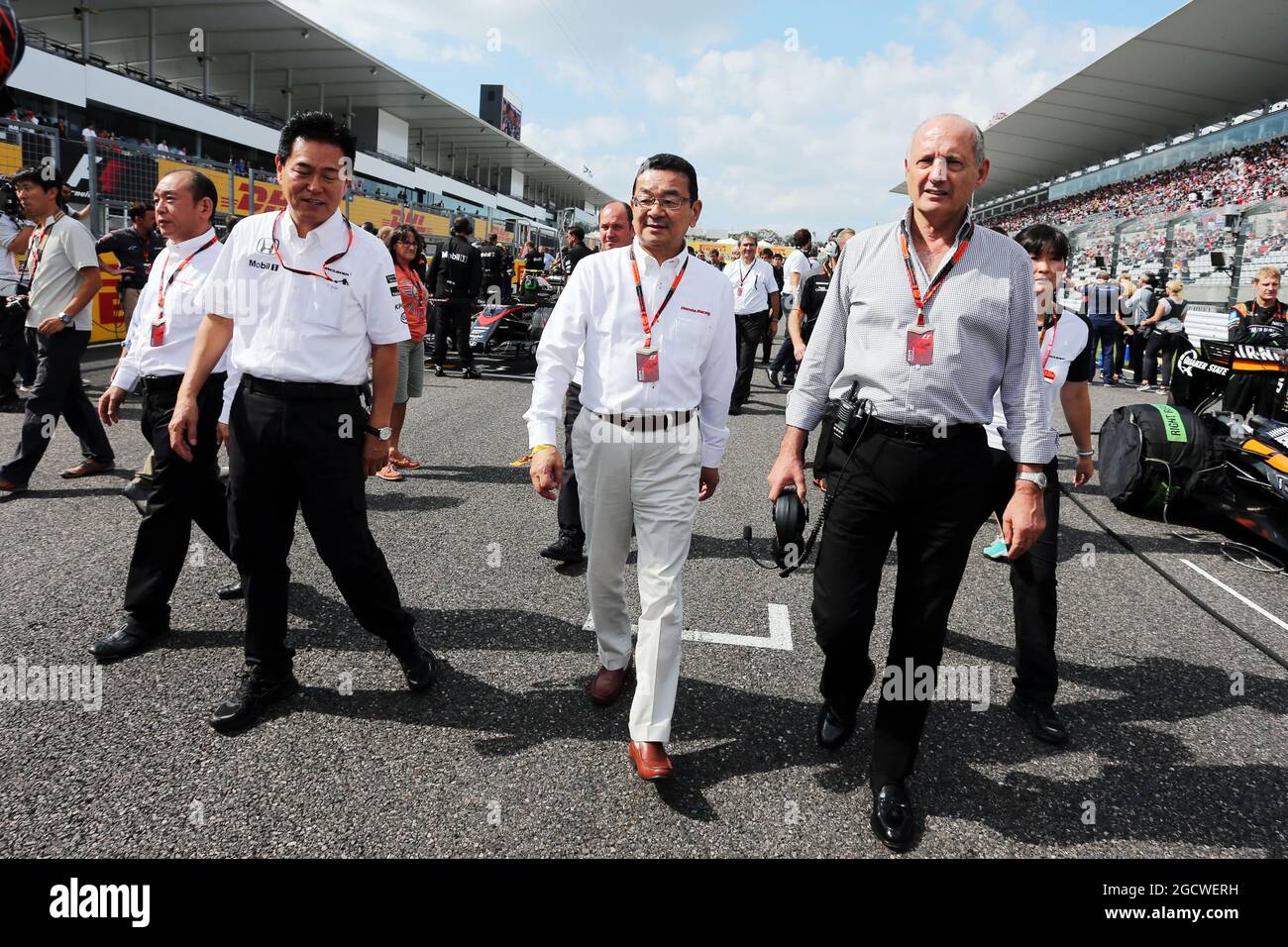 Honda motorsport chief officer takahiro hachigo hi-res stock ...