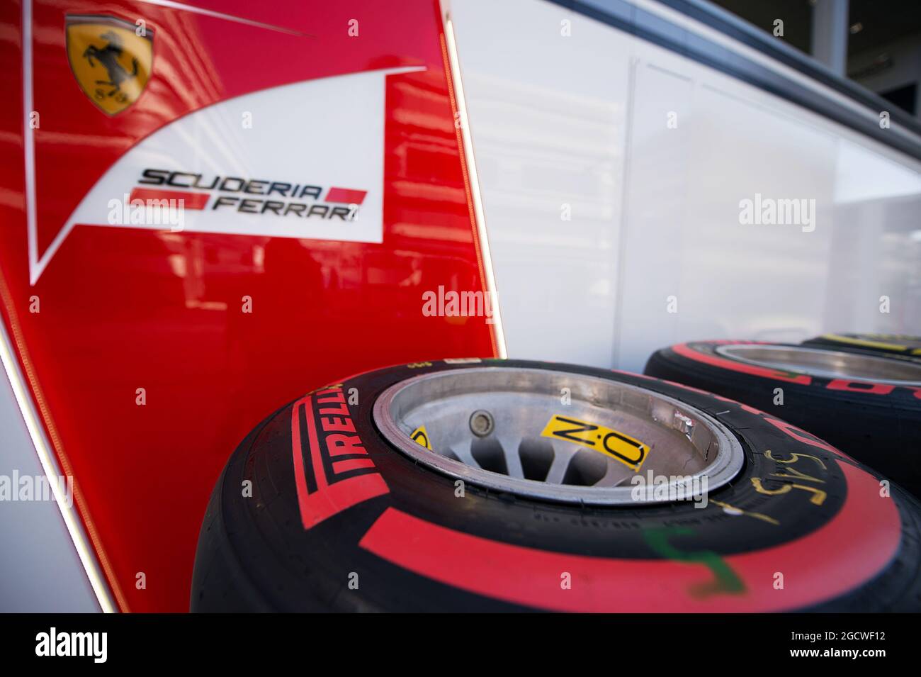 Pirelli tyres for ferrari team hi-res stock photography and images - Alamy
