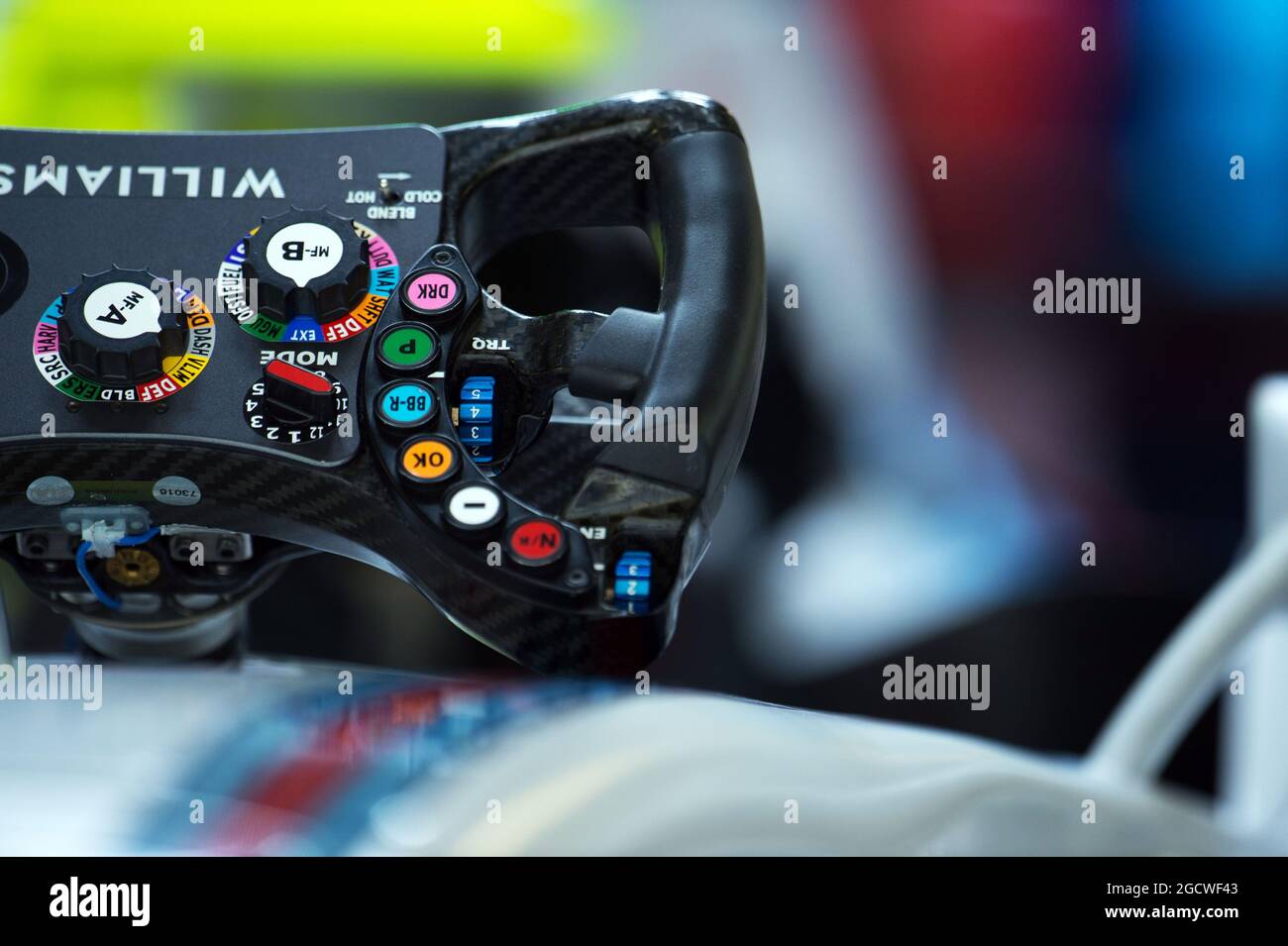 Williams fw37 steering wheel hi-res stock photography and images - Alamy