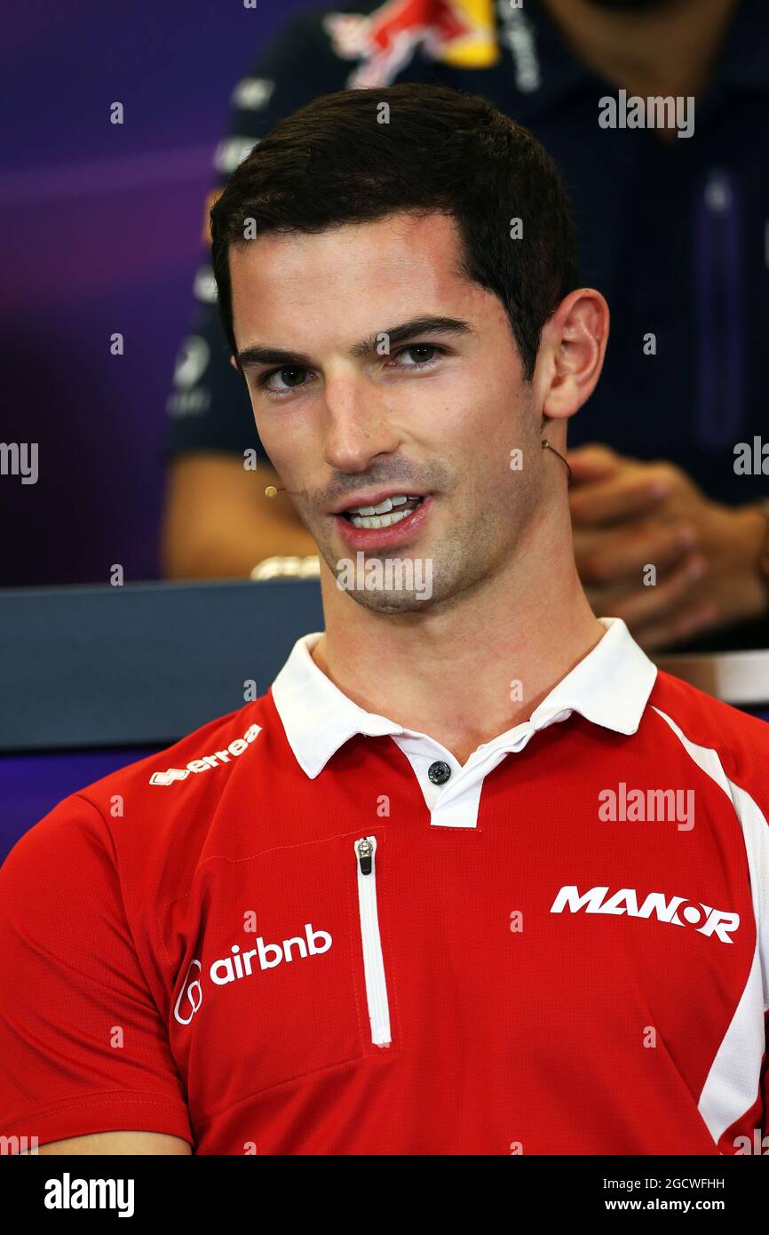 Alexander Rossi (USA) Manor Marussia F1 Team in the FIA Press ...