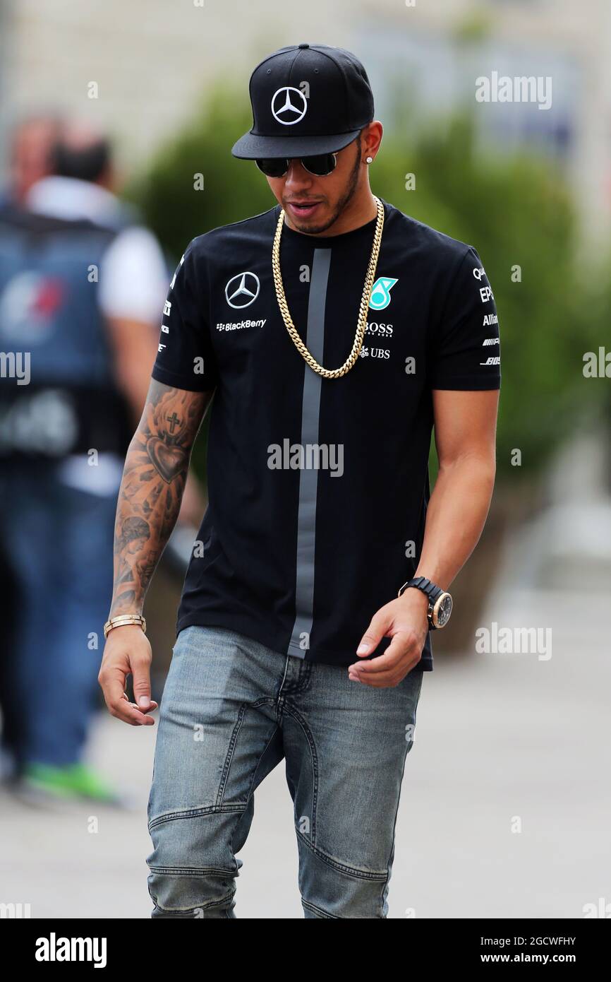 Hamilton f1 austin 2015 hi-res stock photography and images - Alamy