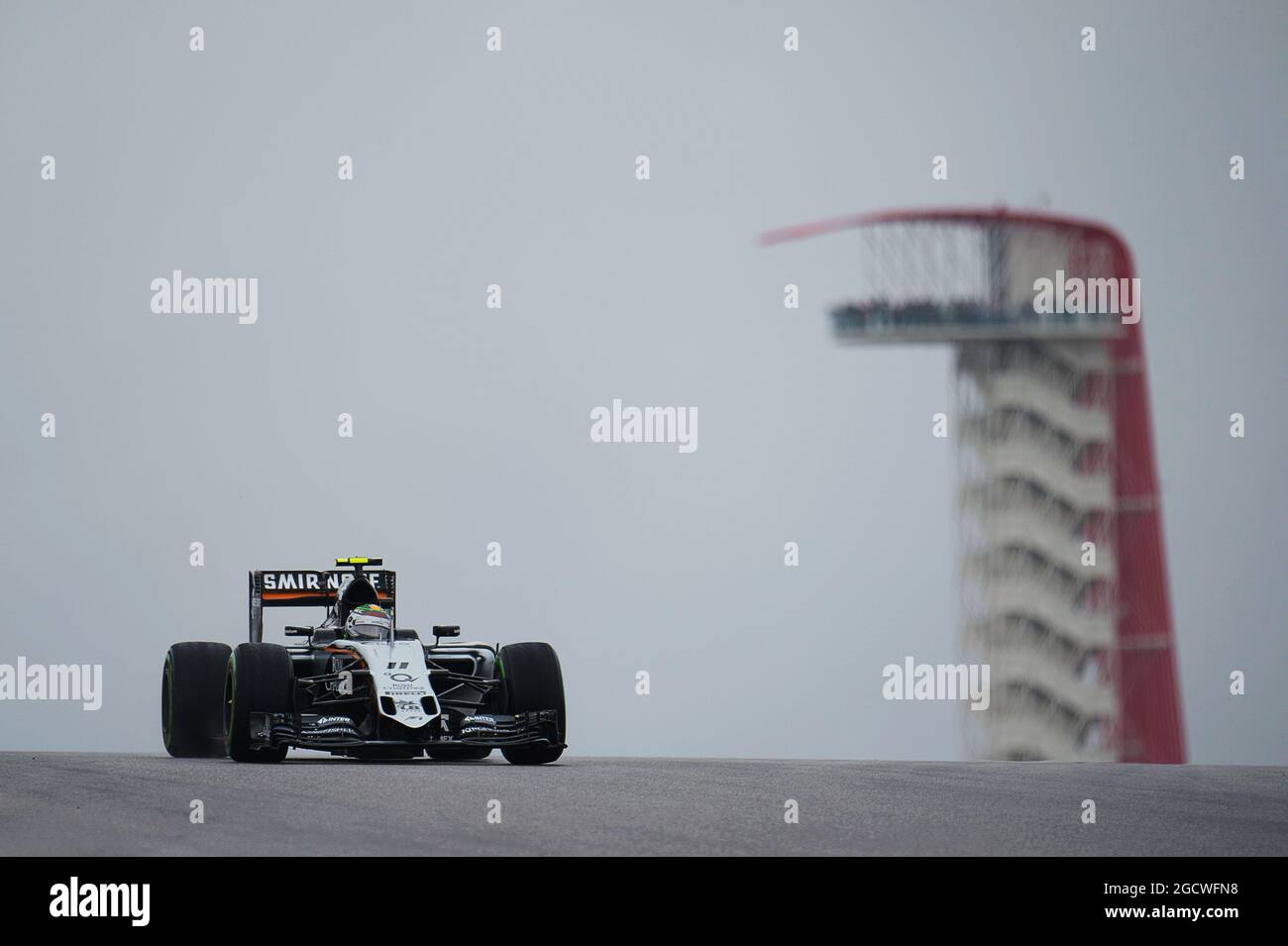 Sergio Perez (MEX) Sahara Force India F1 VJM08. United States Grand ...