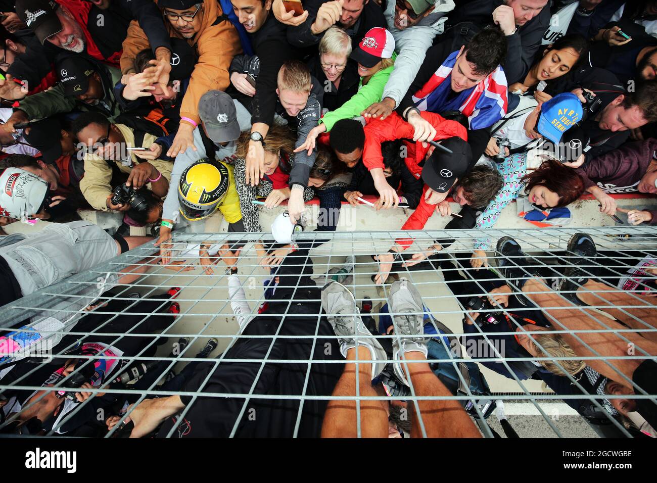 American fans f1 hi-res stock photography and images - Alamy