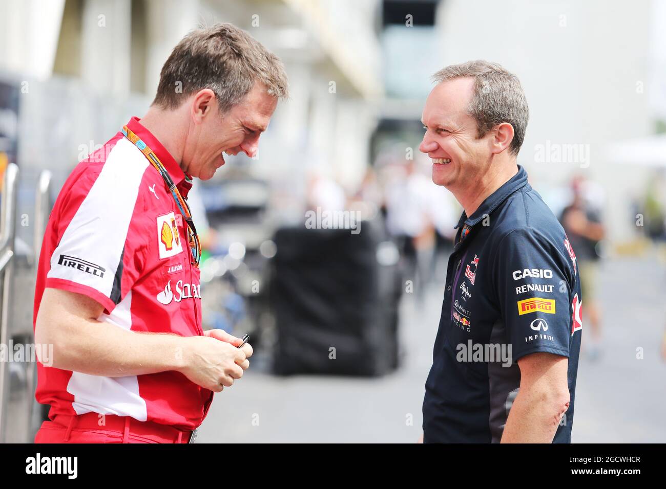 Ferrari chassis technical director paul monaghan hi-res stock ...