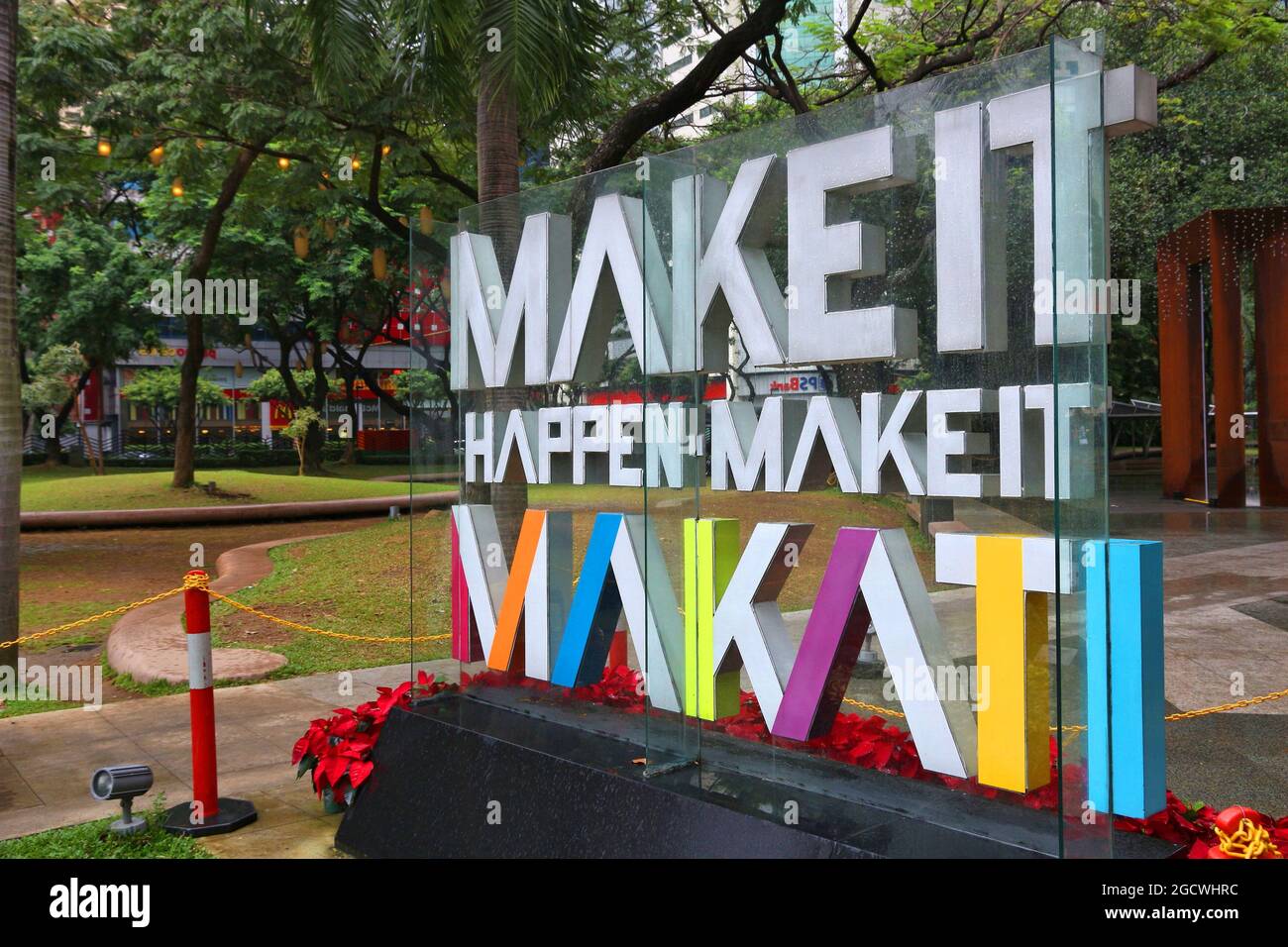 MANILA, PHILIPPINES - DECEMBER 7, 2017: Make It Happen, Make It Makati ...
