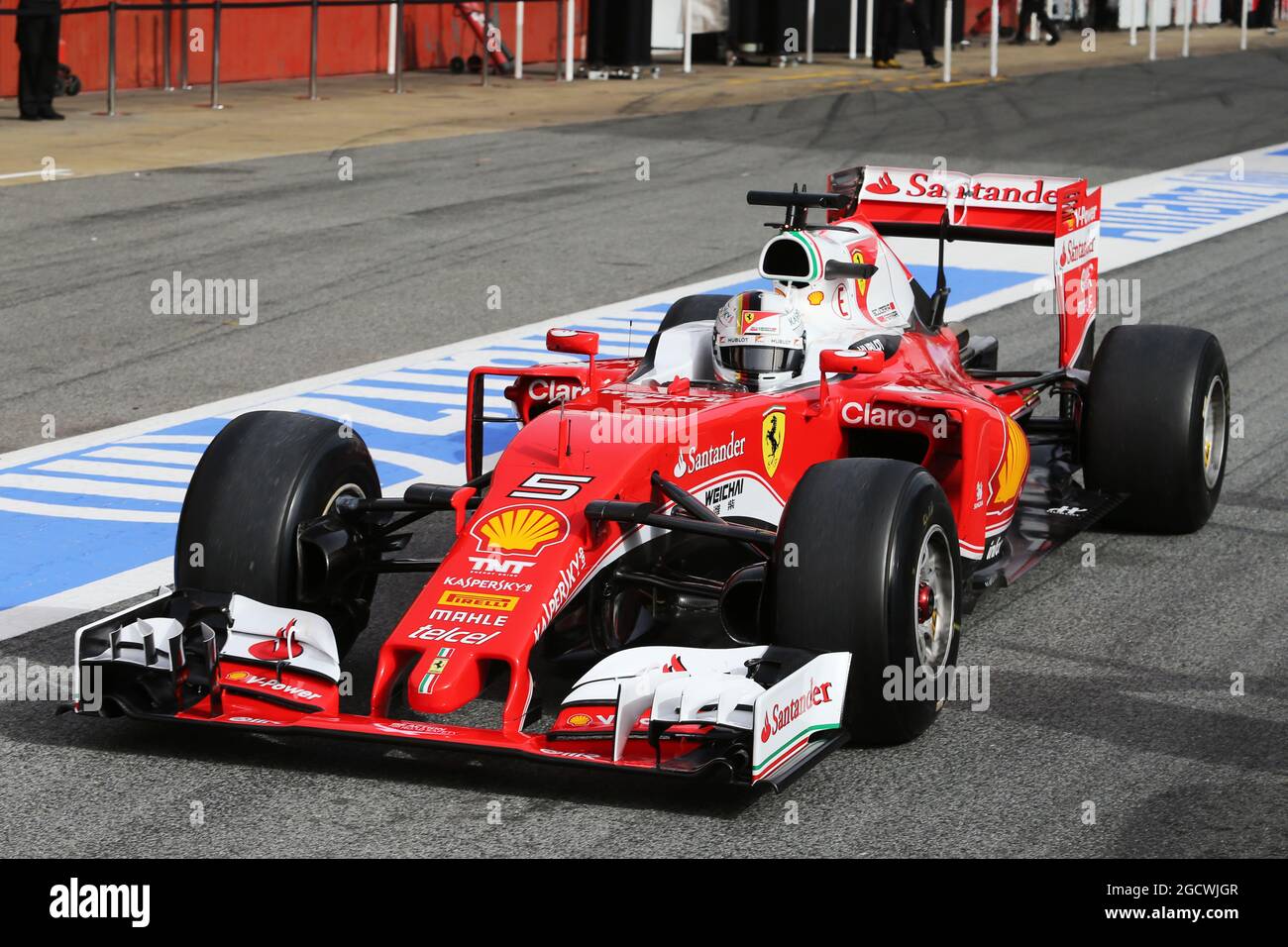 Sebastian Vettel (GER) Ferrari SF16-H. Formula One Testing, Day 1 ...