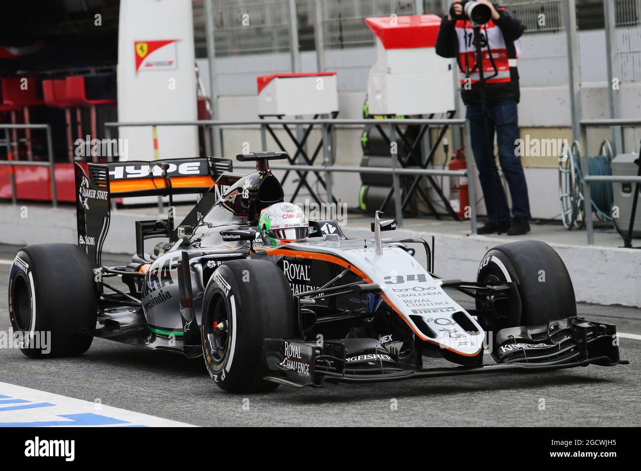 Alfonso Celis Jr (MEX) Sahara Force India F1 VJM09 Development Driver ...