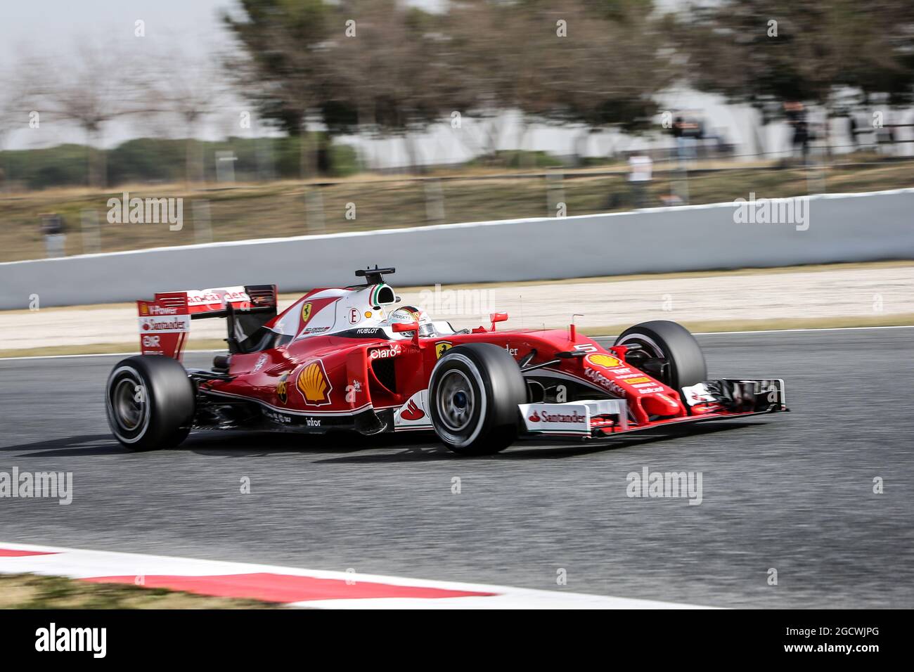 Sebastian Vettel (GER) Ferrari SF16-H. Formula One Testing, Day 2 ...