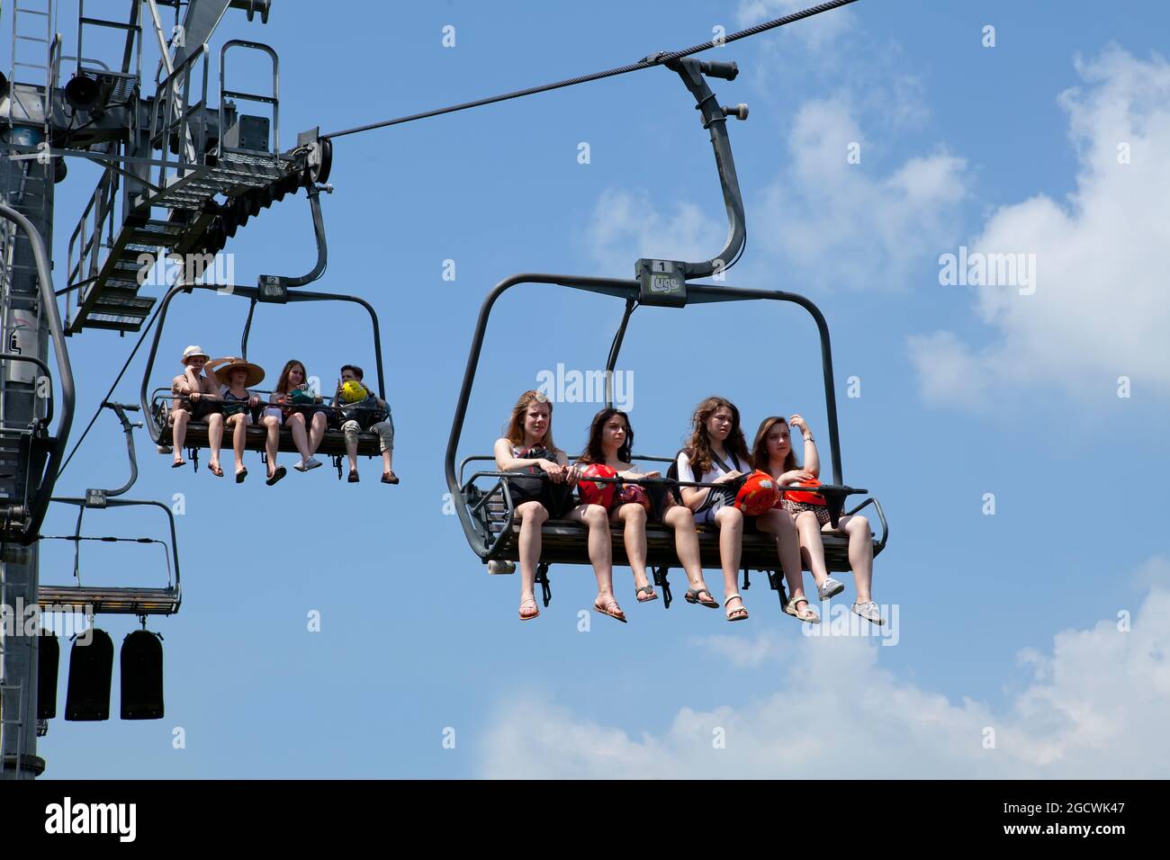 Cable Ride, Sentosa Island, Singapore Stock Photo - Alamy