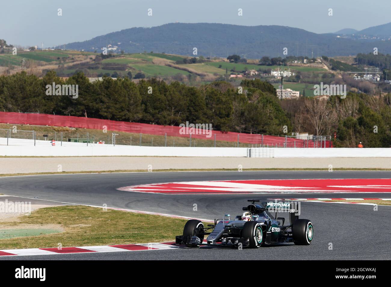 Lewis Hamilton (GBR) Mercedes AMG F1 W07 Hybrid. Formula One Testing ...