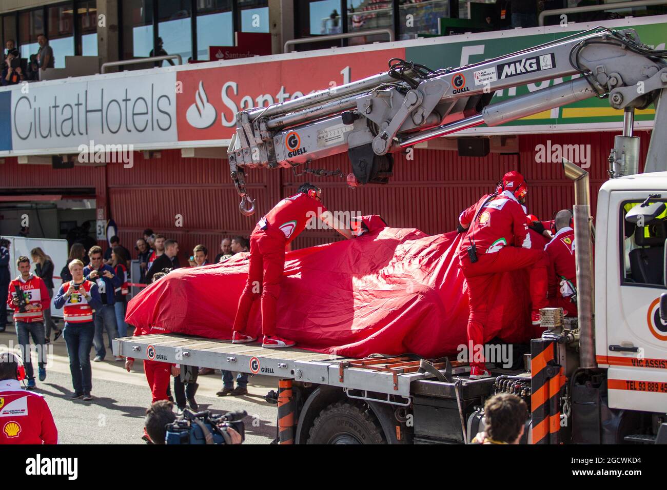 Ferrari f1 transporter hi-res stock photography and images - Alamy
