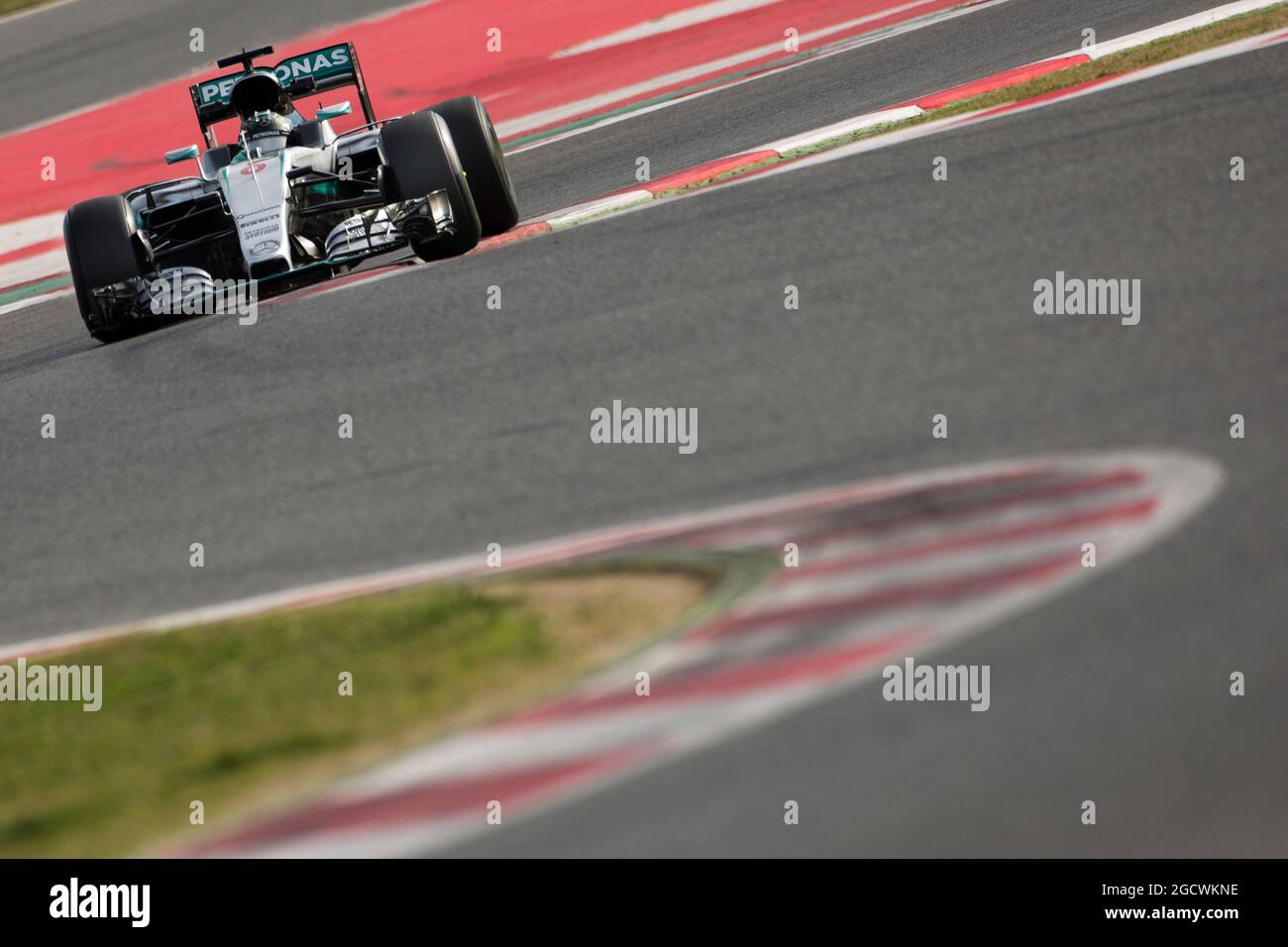Nico Rosberg (GER) Mercedes AMG F1 W07 Hybrid. Formula One Testing, Day ...