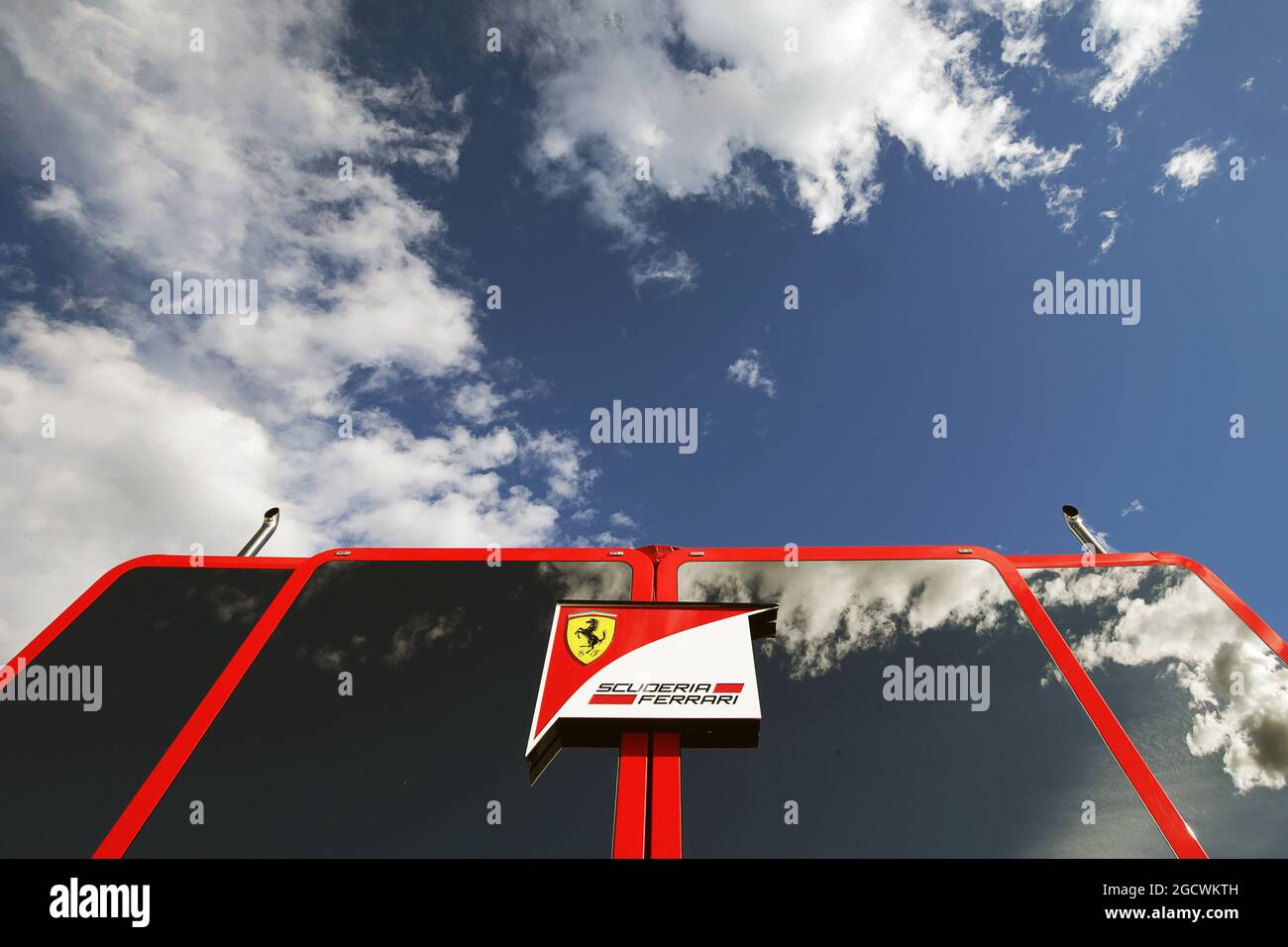 Ferrari building in paddock hi-res stock photography and images - Alamy