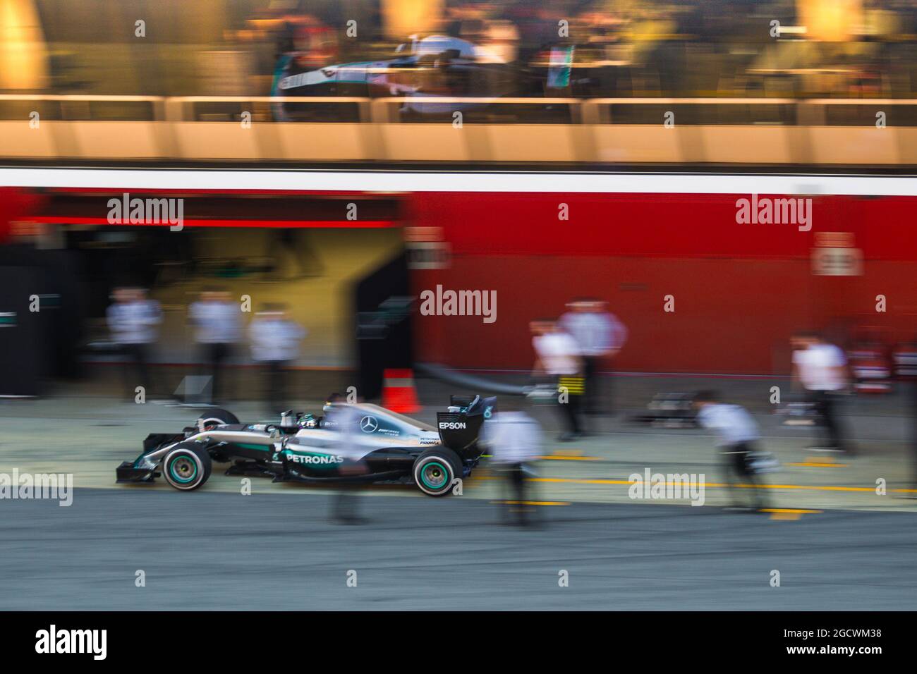 Nico Rosberg (GER) Mercedes AMG F1 W07 Hybrid. Formula One Testing, Day ...