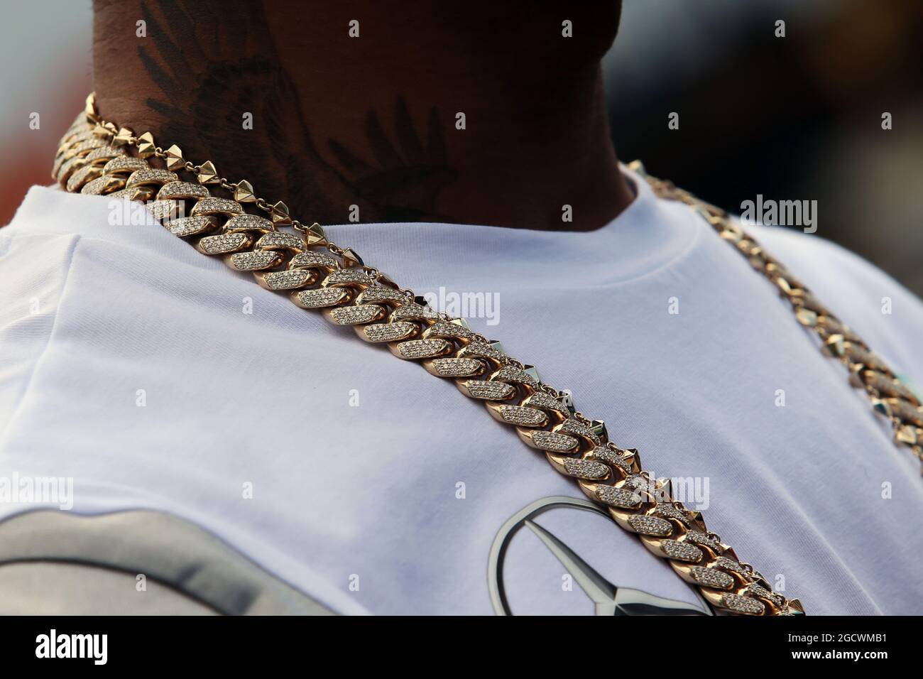 Mercedes amg f1 necklace hi-res stock photography and images - Alamy