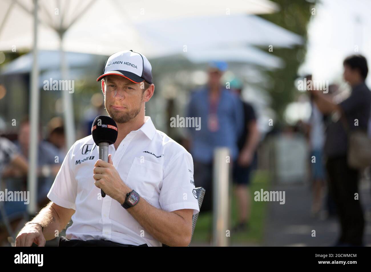Jenson Button (GBR) McLaren. Australian Grand Prix, Thursday 17th March ...