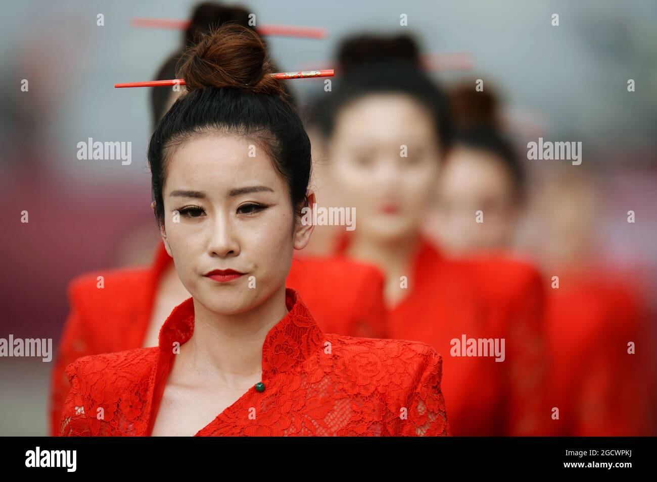 Grid girls china hi-res stock photography and images - Alamy