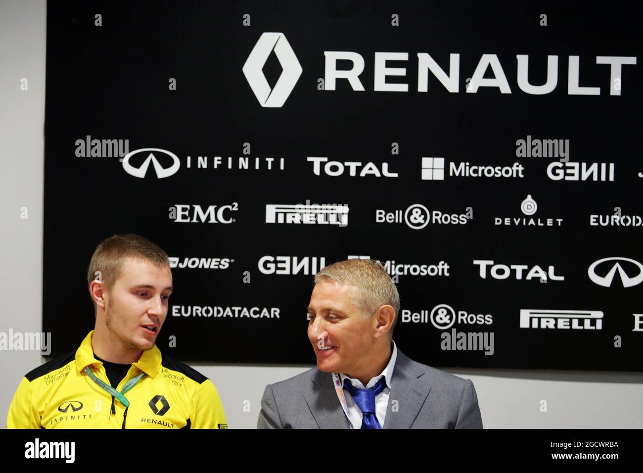 Renault sport f1 team test driver boris rotenberg hi-res stock ...