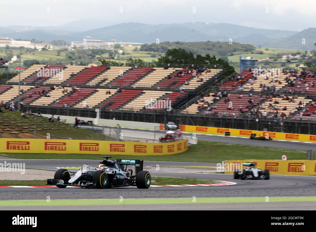 Lewis Hamilton (GBR) Mercedes AMG F1 W07 Hybrid. Spanish Grand Prix ...