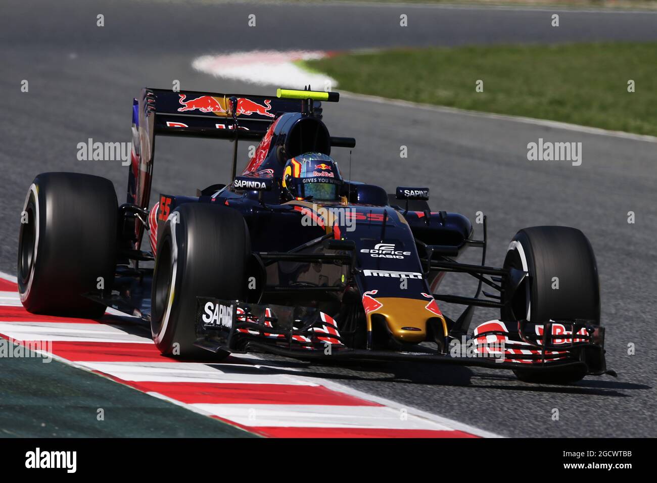 Carlos Sainz Jr (ESP) Scuderia Toro Rosso STR11. Spanish Grand Prix ...