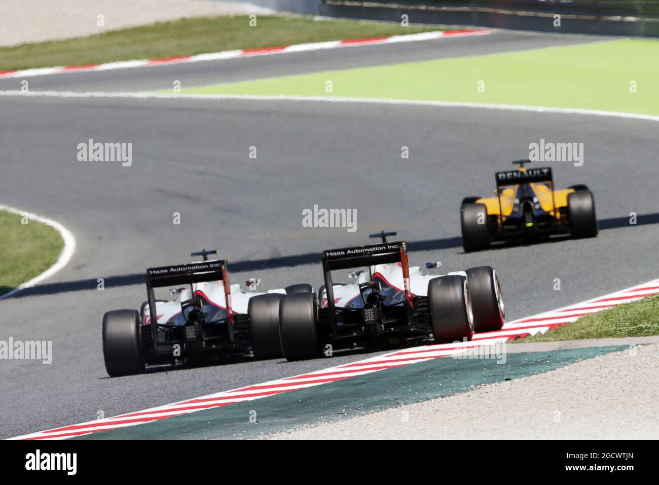 Haas f1 team vf 16 team mate esteban gutierrez hi-res stock photography ...