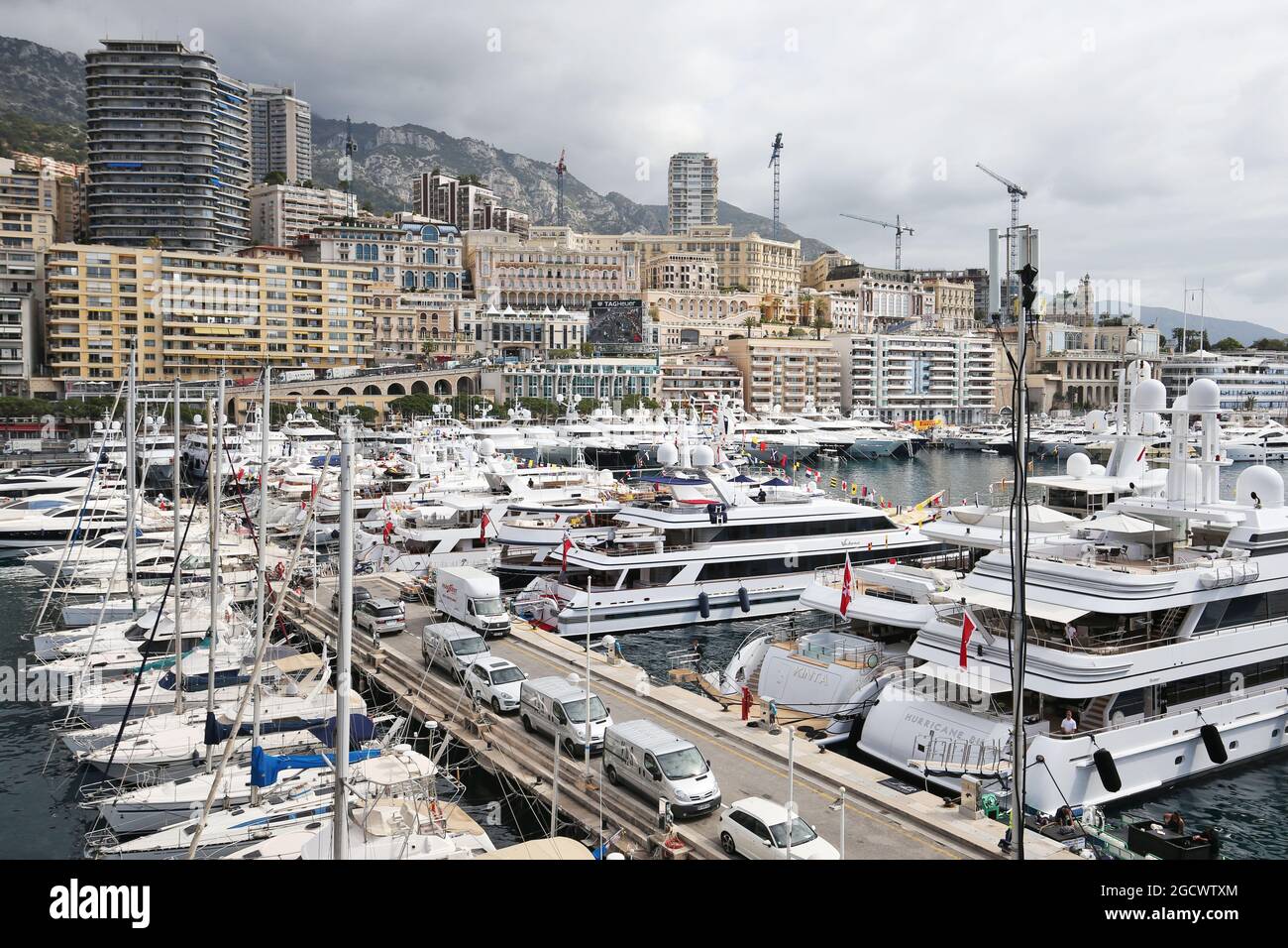 Boats in the scenic Monaco Harbour. Monaco Grand Prix, Wednesday 25th ...