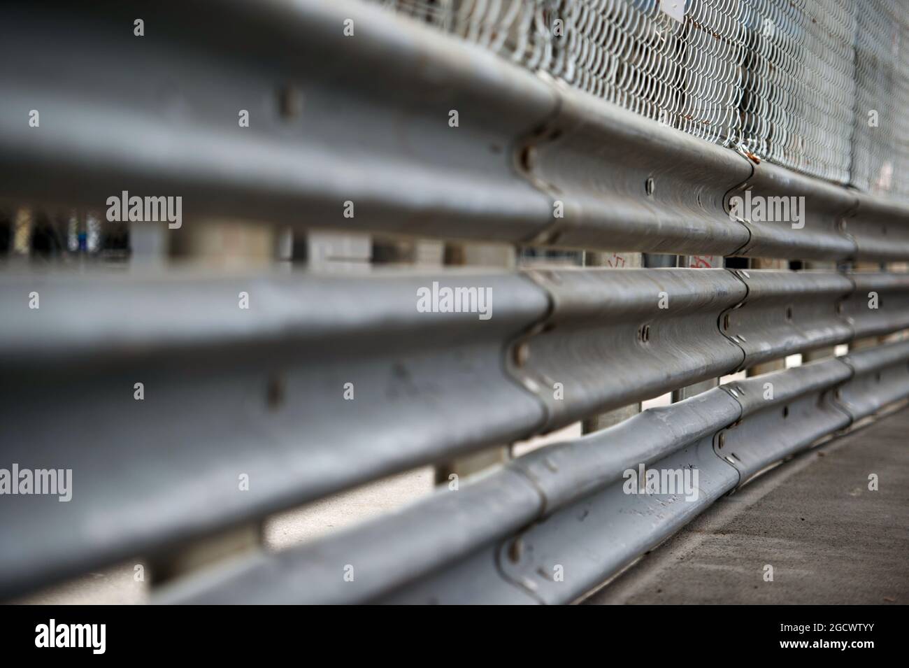 Armco on the circuit. Monaco Grand Prix, Wednesday 25th May 2016. Monte ...
