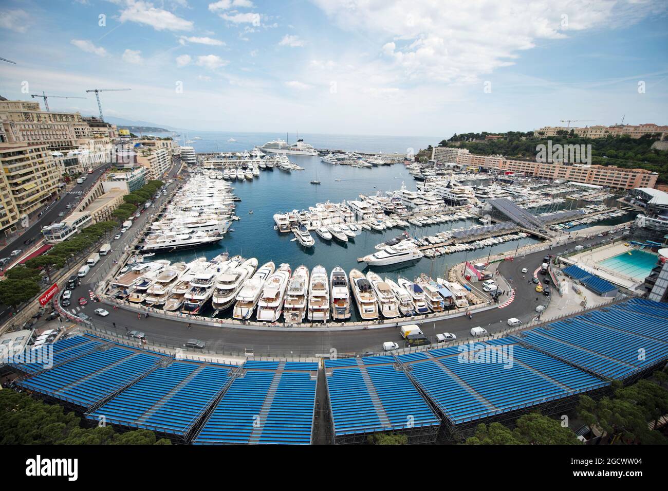Boats in the scenic Monaco Harbour. Monaco Grand Prix, Wednesday 25th ...