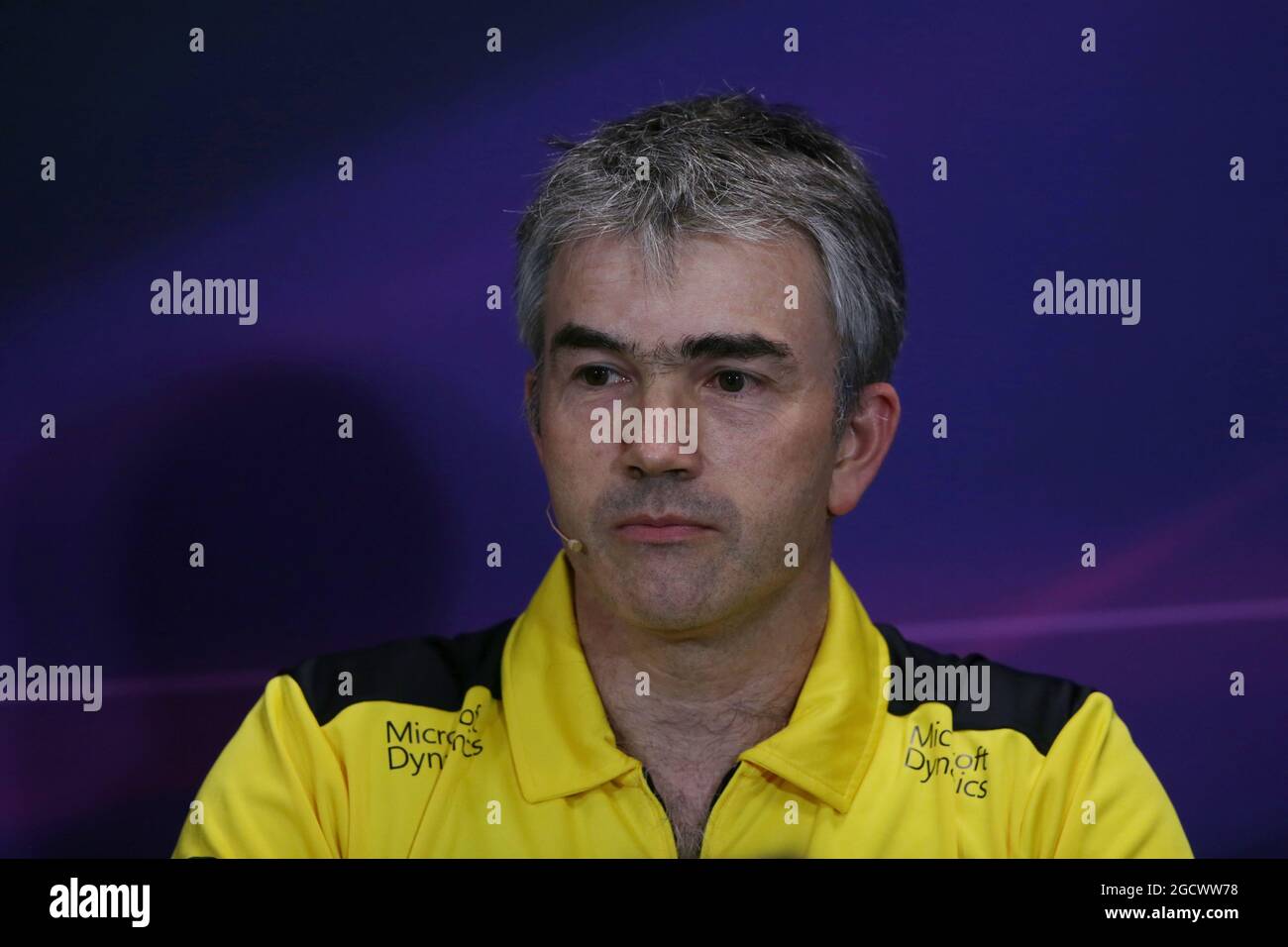 Nick Chester (GBR) Renault Sport F1 Team Chassis Technical Director in ...