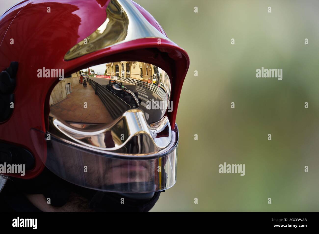 Monaco fire marshal Monaco Grand Prix, Thursday 26th May 2016. Monte ...