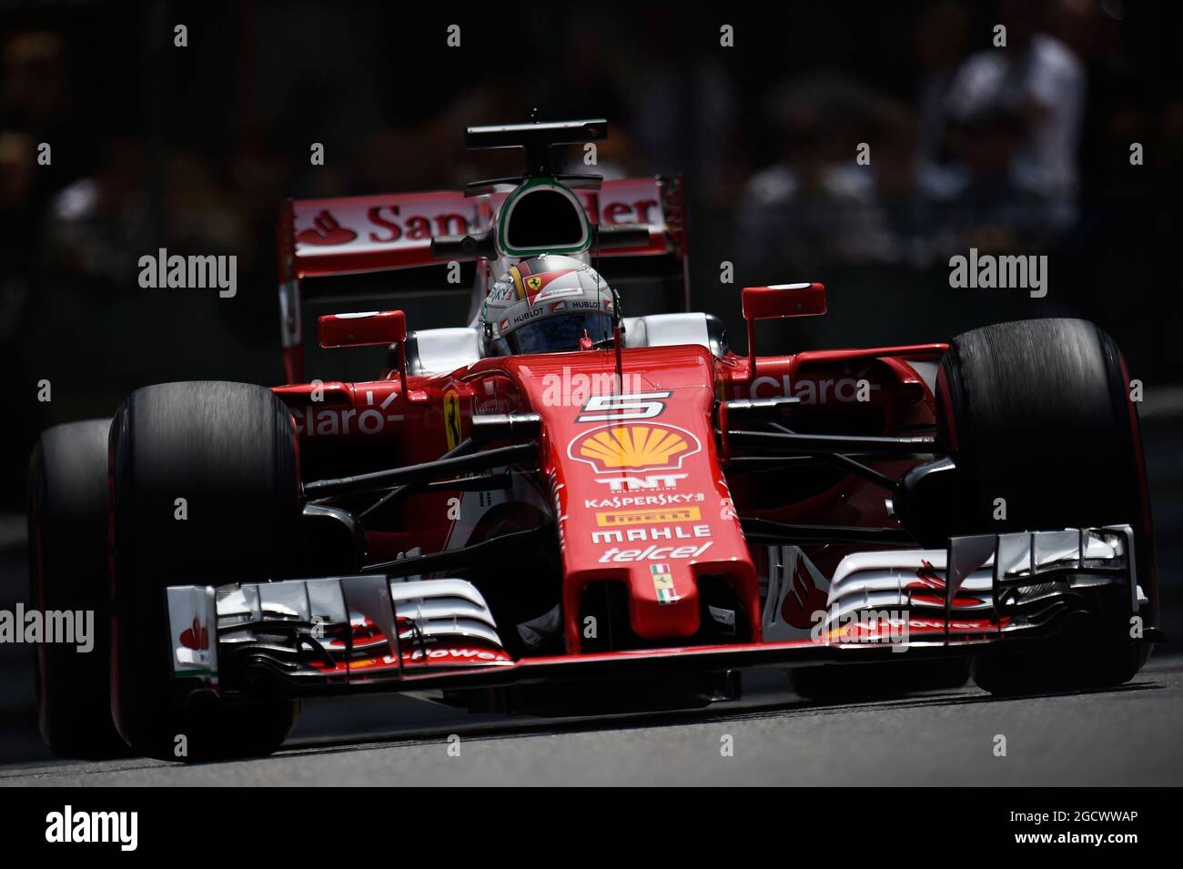 Sebastian Vettel (GER) Ferrari SF16-H. Monaco Grand Prix, Thursday 26th ...