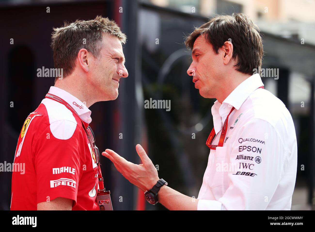 Ferrari chassis technical director toto wolff hi-res stock photography ...