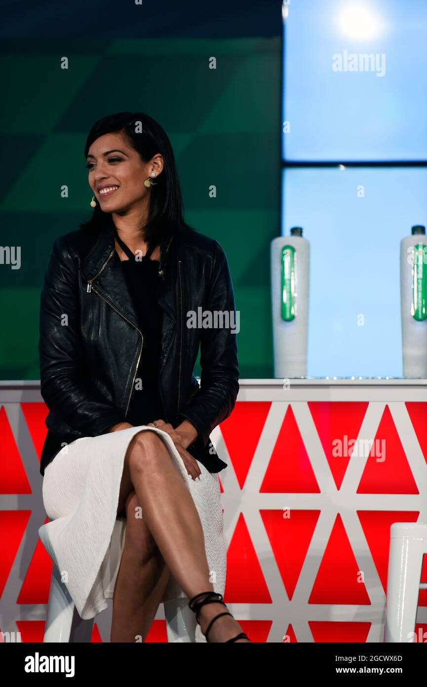 Stephanie Sigman (MEX) Actress, at a Heineken sponsorship announcement ...