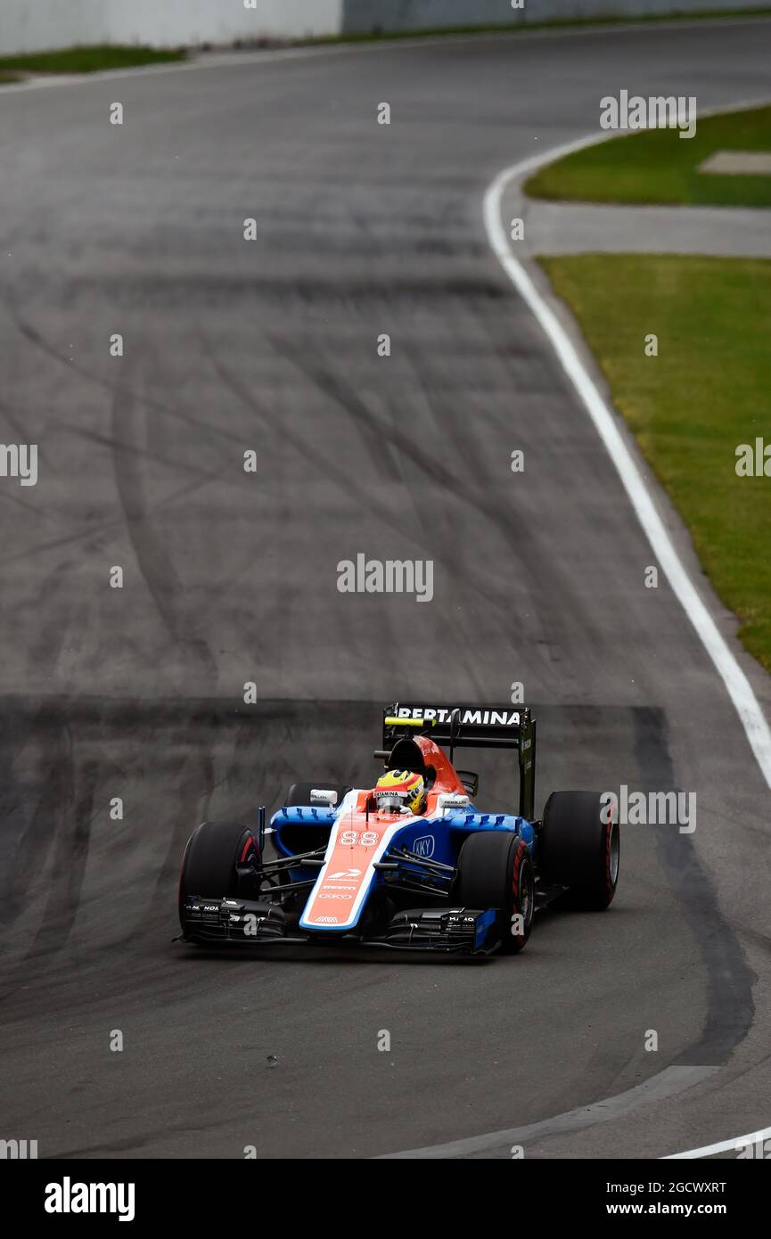 Rio Haryanto (IDN) Manor Racing MRT05. Canadian Grand Prix, Sunday 12th ...