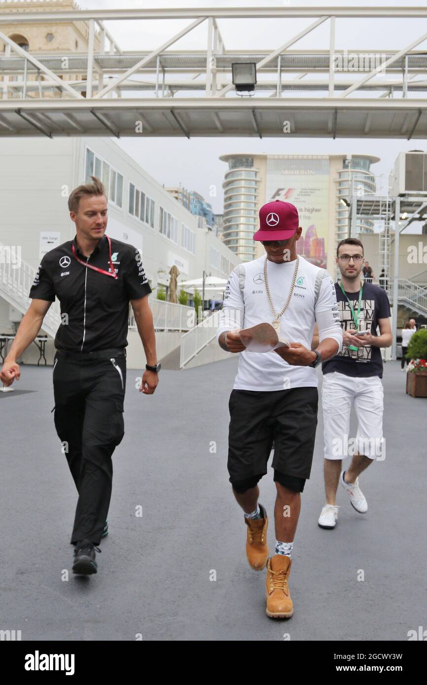 Lewis hamilton 2016 baku hi-res stock photography and images - Alamy