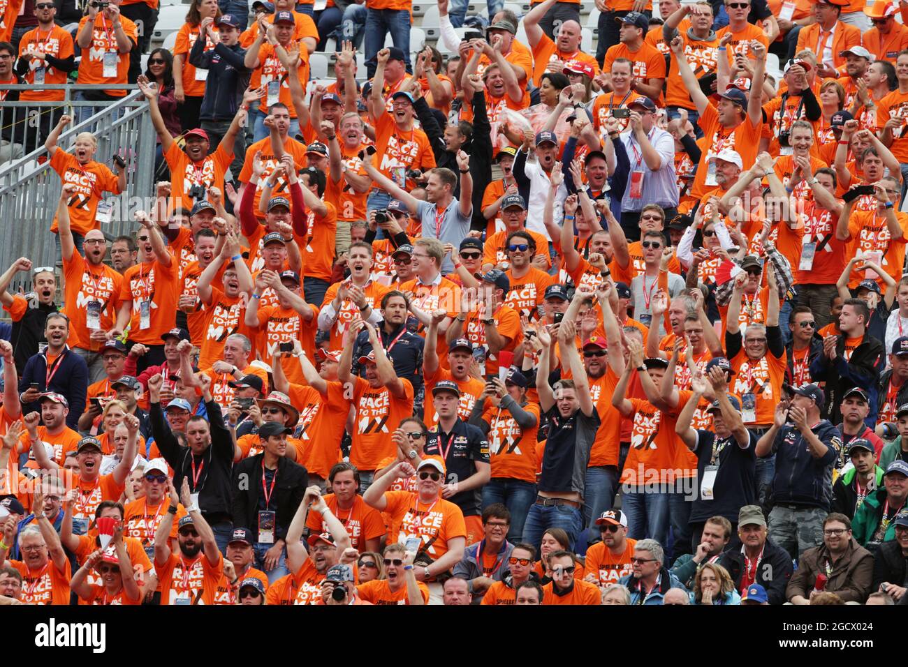 Max Verstappen (NLD) Red Bull Racing RB12 fans. Austrian Grand Prix ...