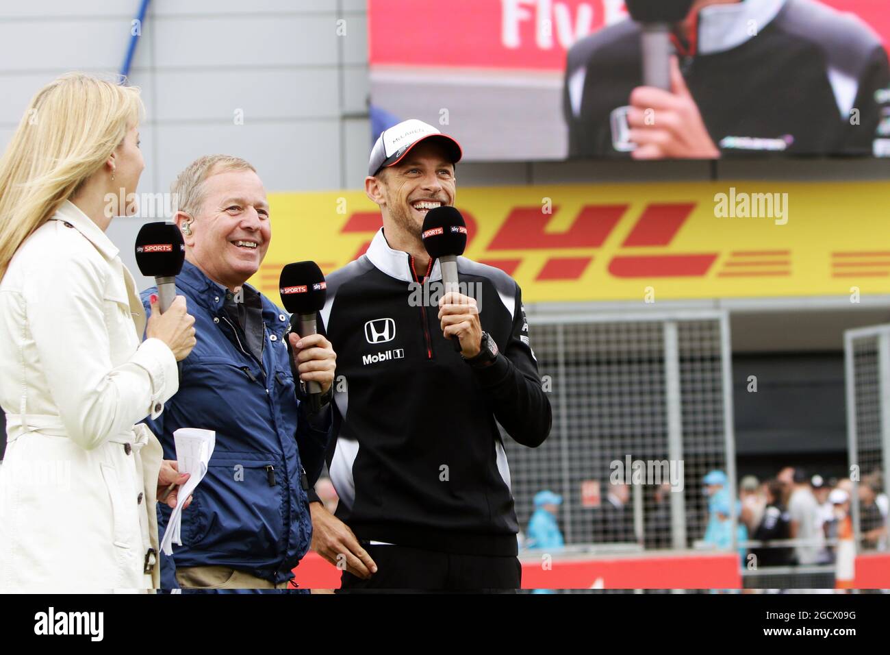 Sky sports f1 reporter martin brundle hi-res stock photography and ...
