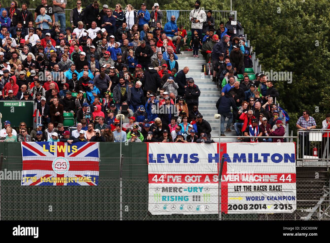 Mercedes amg f1 flags hi-res stock photography and images - Alamy