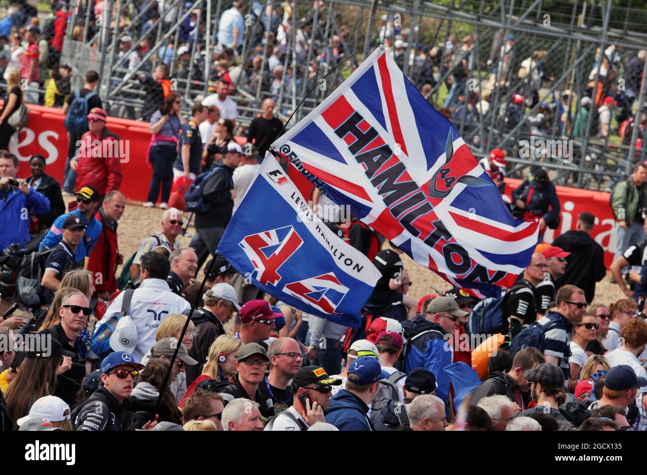 Mercedes amg f1 flags hi-res stock photography and images - Alamy