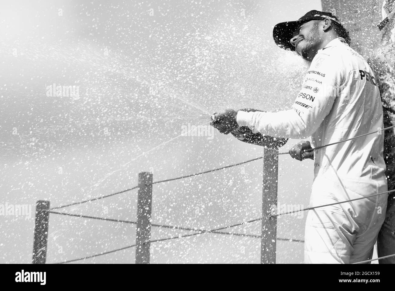 Silverstone podium Black and White Stock Photos & Images - Alamy