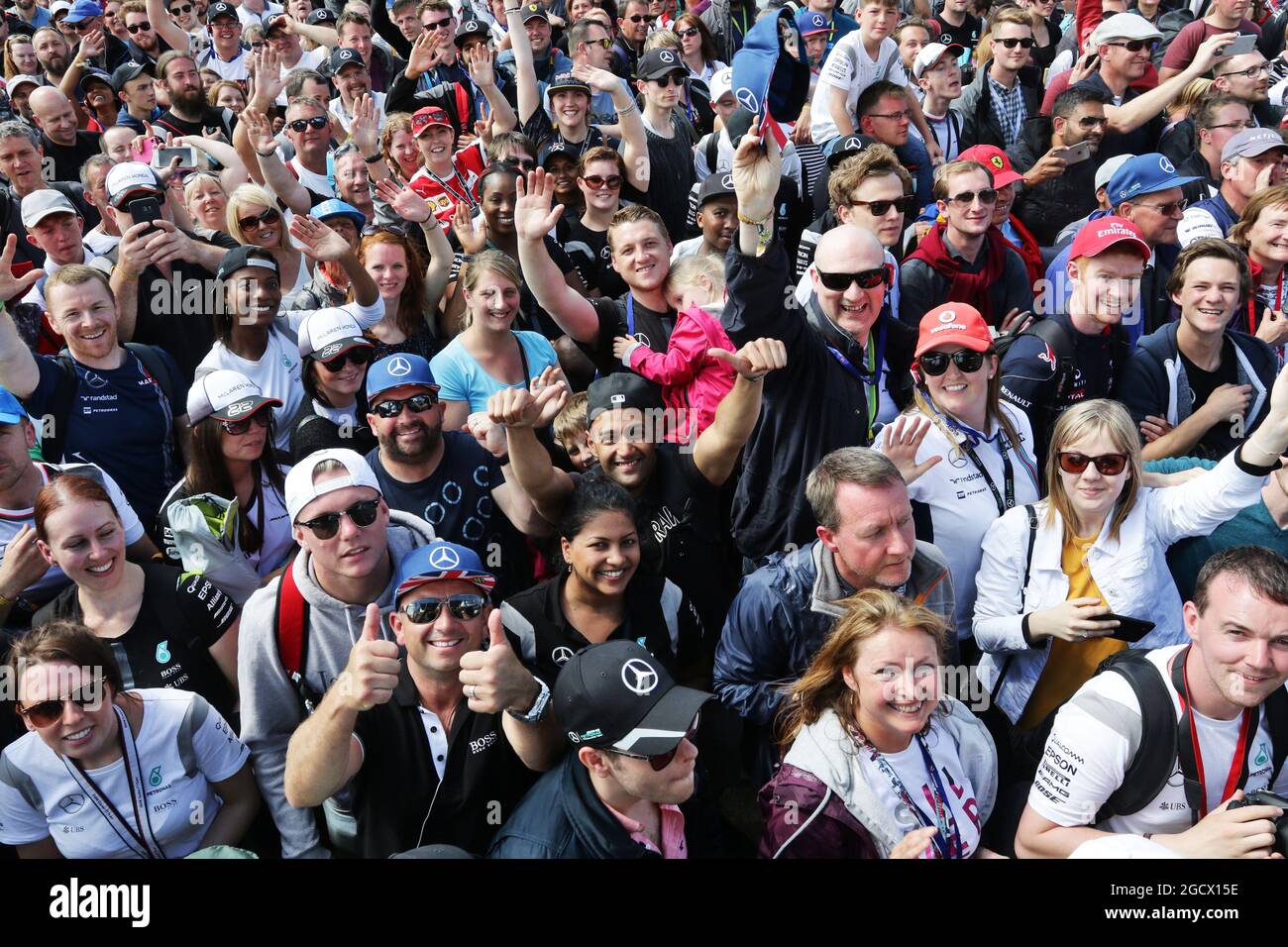 Silverstone fans hi-res stock photography and images - Alamy