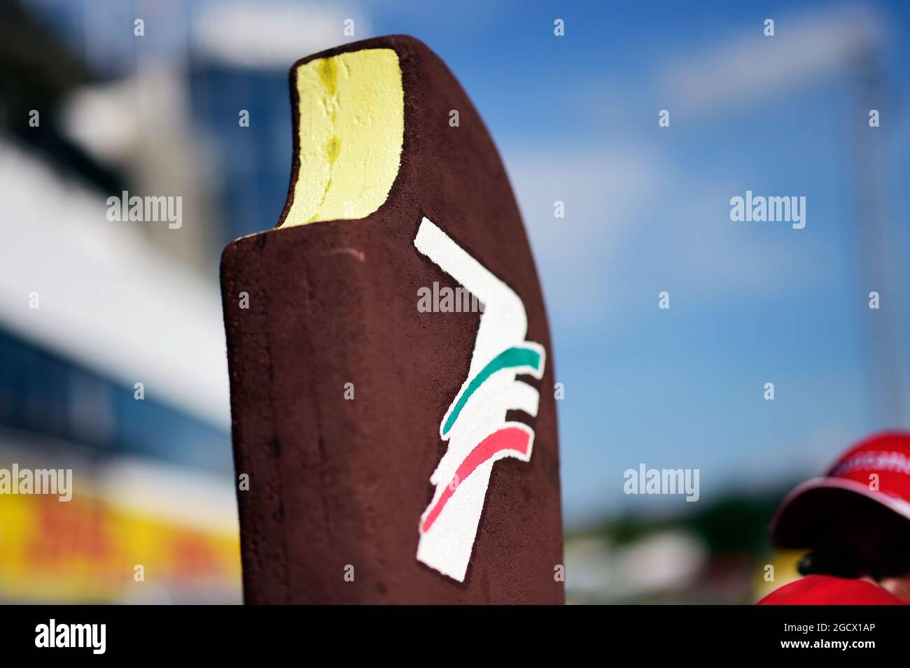 Ferrari fans ice cream in tribute to kimi raikkonen hi-res stock ...