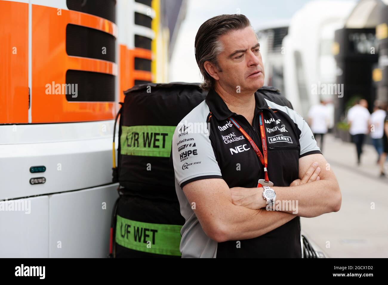 Andy Stevenson (GBR) Sahara Force India F1 Team Manager. Hungarian ...