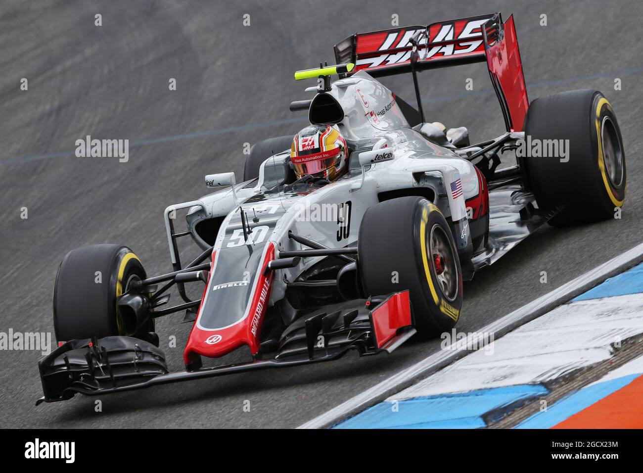 Haas vf 16 test driver hi-res stock photography and images - Alamy