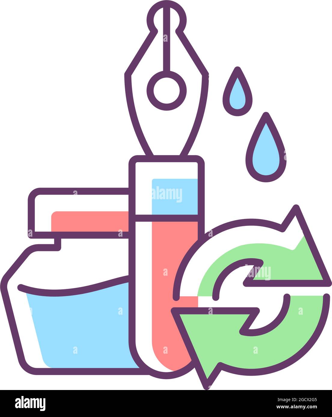 Cartridge pen Stock Vector Images - Alamy