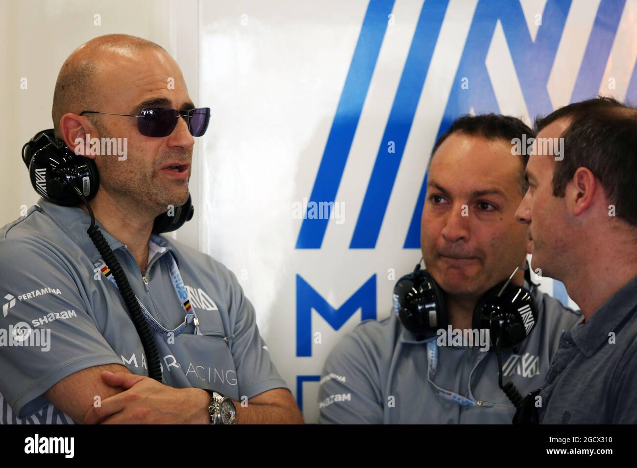Thomas Meyer, Manor Racing Chief Executive Officer with Stephen ...