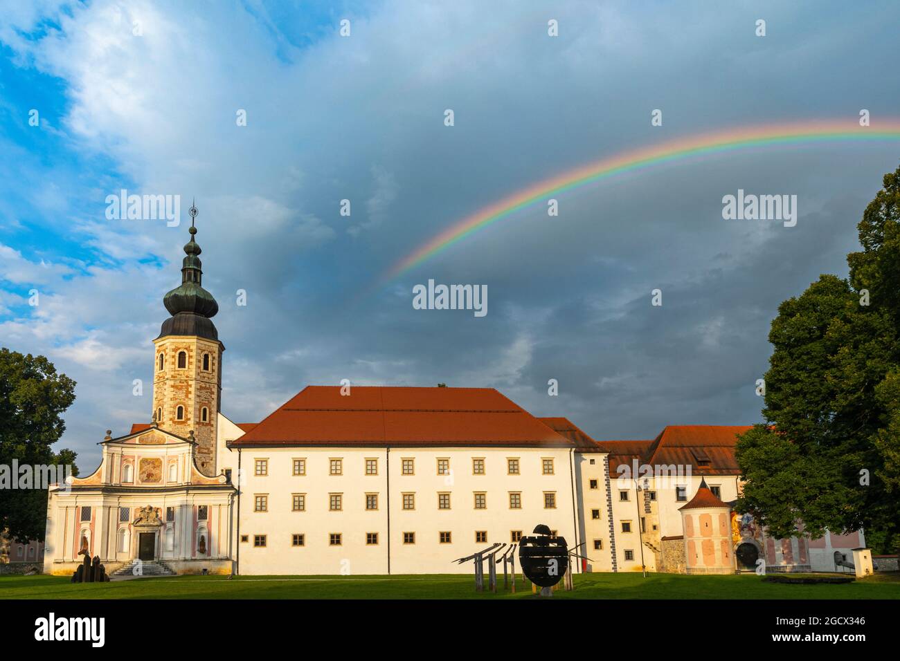 Cistercian Monastery Kostanjevica na Krki, Castle Kostanjevica ...