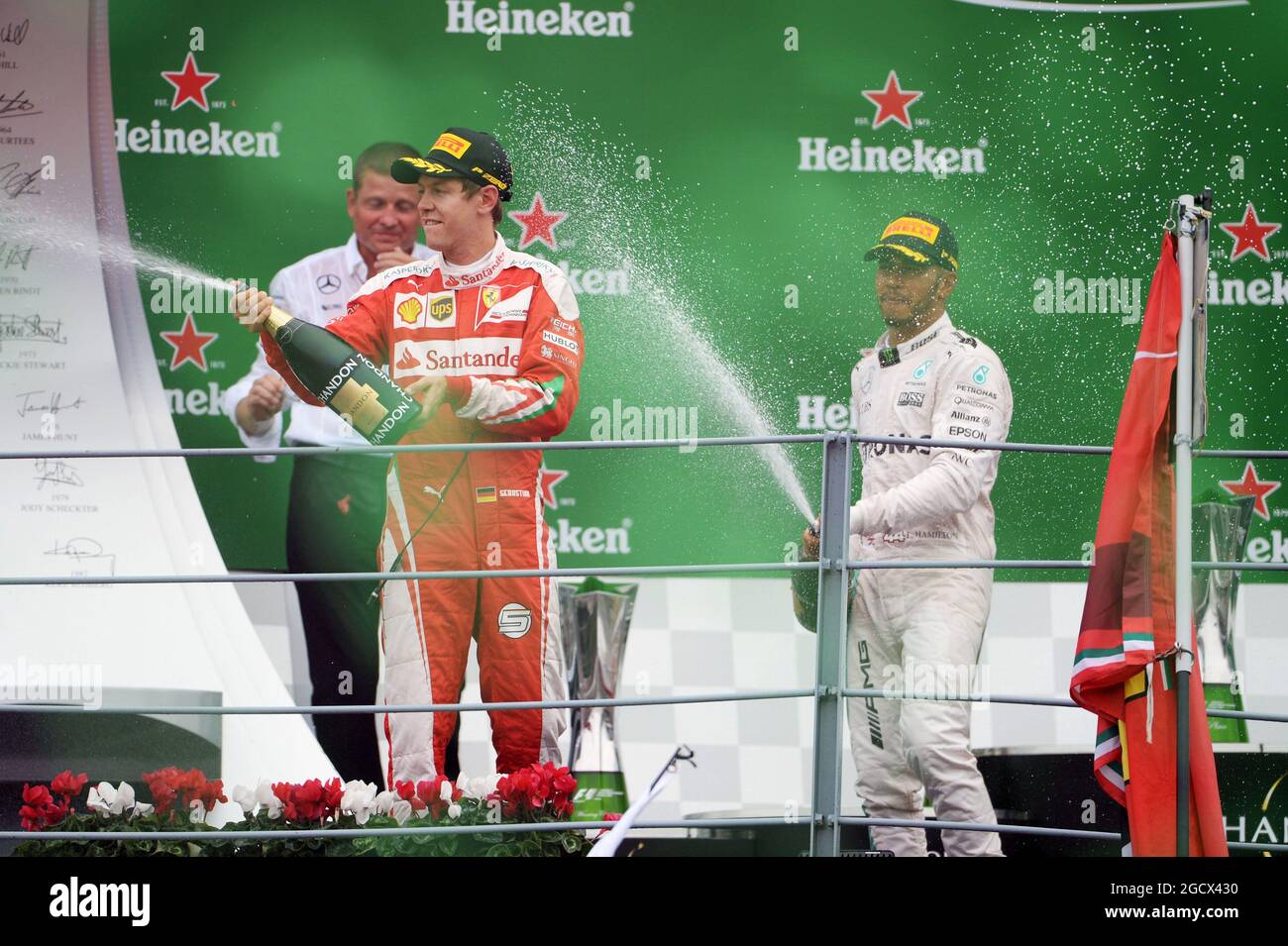 Podium lewis hamilton hi-res stock photography and images - Alamy
