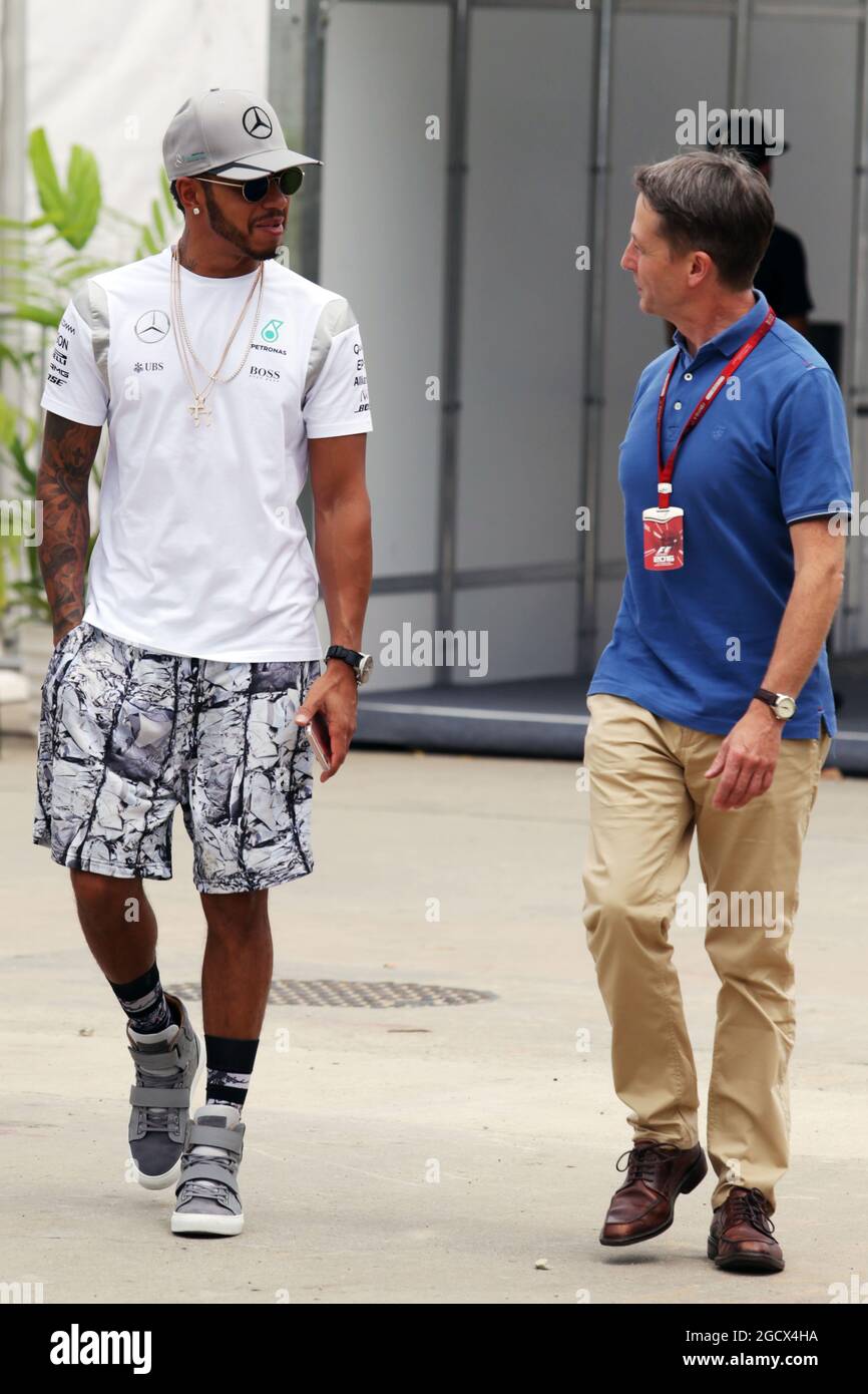 Bbc television commentator lewis hamilton hi-res stock photography and ...